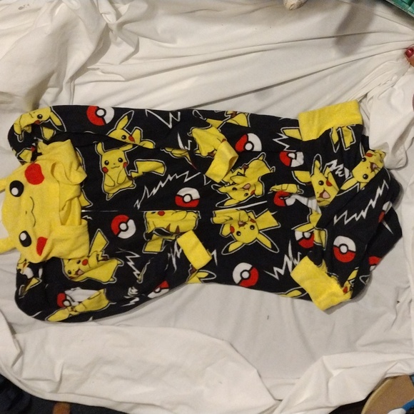 Pokemon | Pajamas | Pokemon Pikachu Hooded Union Suit | Poshmark